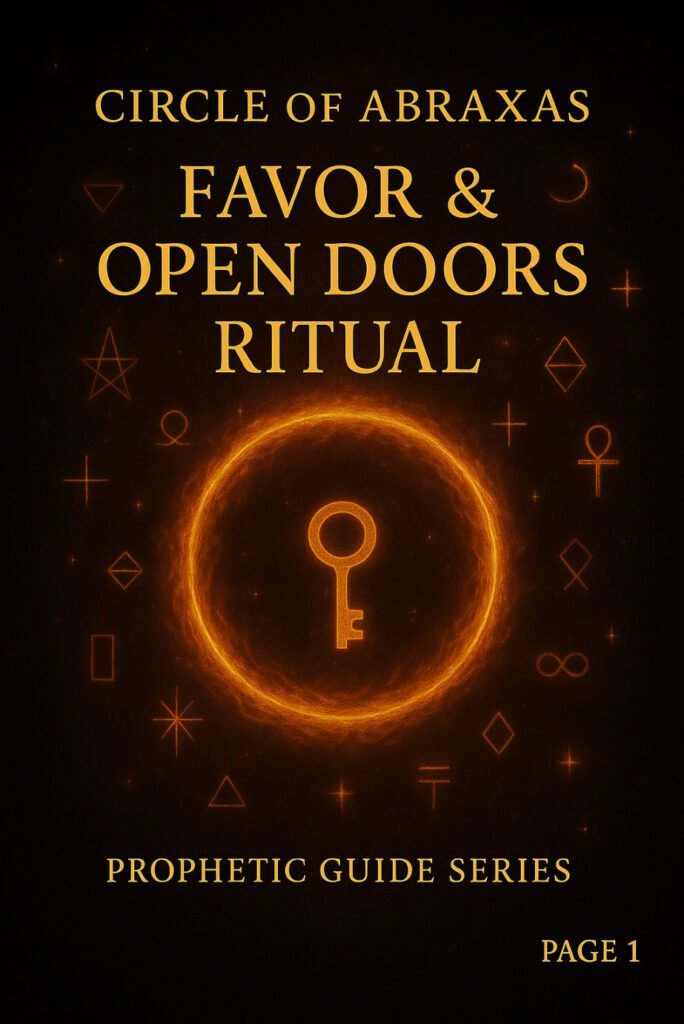 Favor & Open Doors Ritual